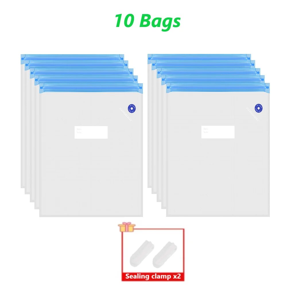 Mega 3D Filament Vacuum Bag Белый, 10 Bags