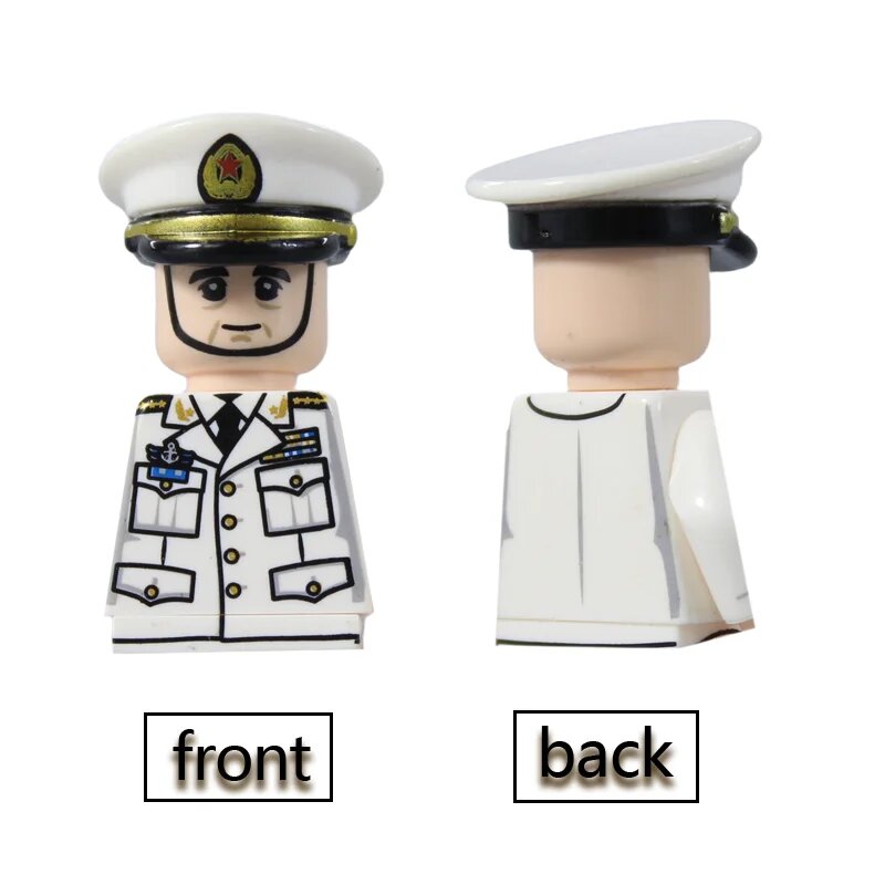 Белый военный офицер LEGO, B3-1