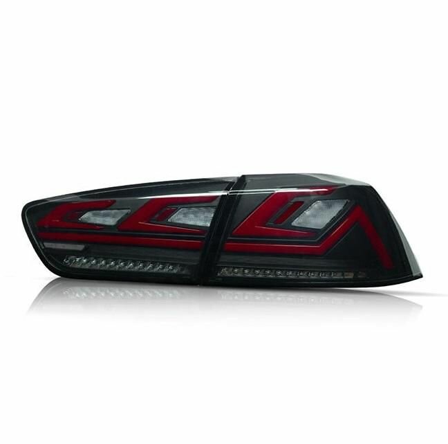 Комплект 2 штЗадние фонари тюнинг для Mitsubishi Lancer 2009-2016