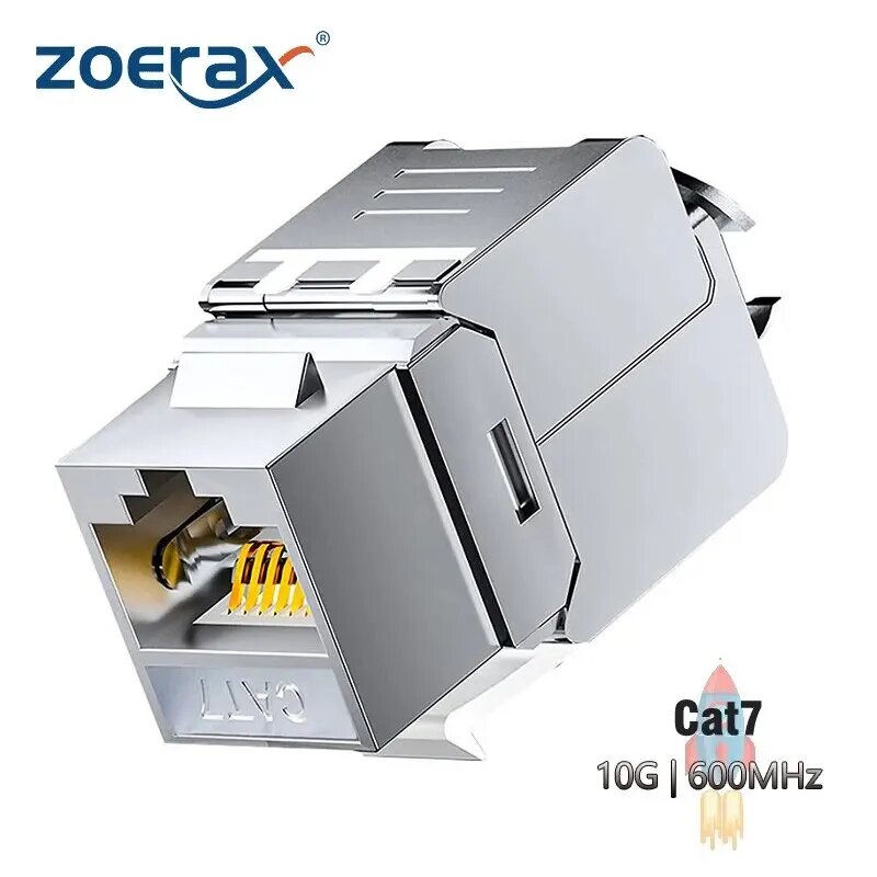 Keystone Jack Cat6A RJ45 STP — фото 1