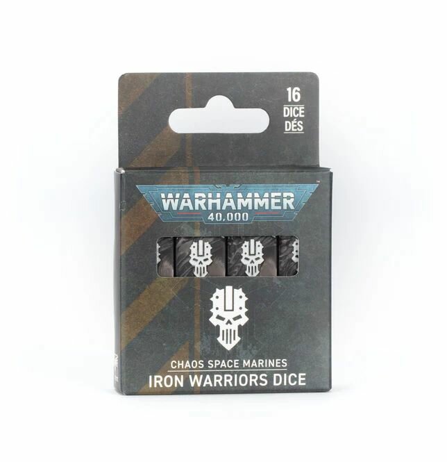 Набор шестигранных кубиков Warhammer 40000: Iron Warriors Dice Set