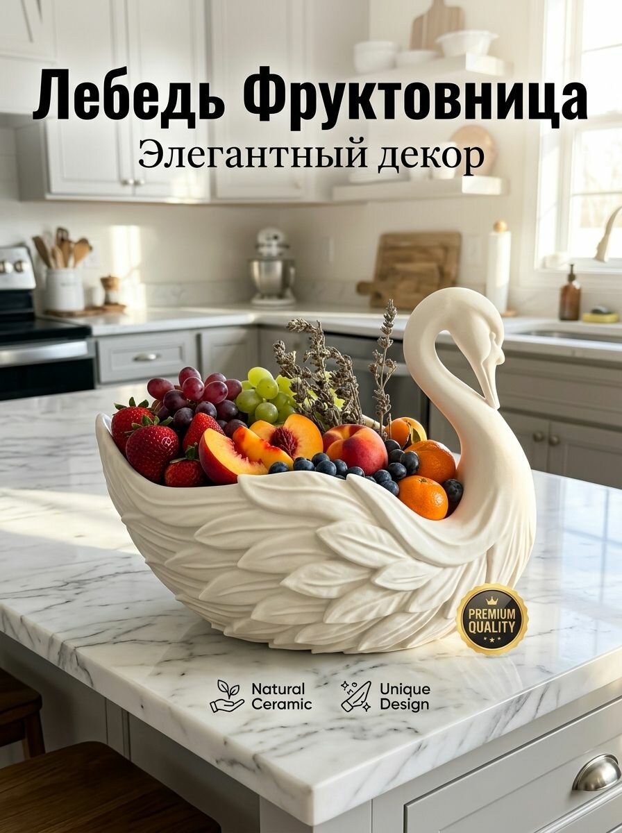 Фруктовница, диаметр 19 см, 1 шт