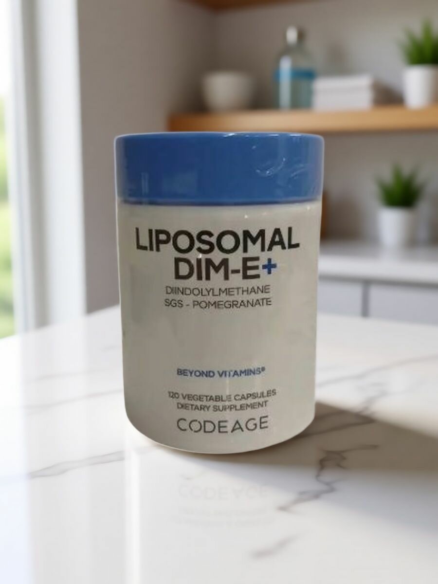 Codeage, Liposomal DIM-E+, дииндолилметан и витамин E, 120 растительных капсул