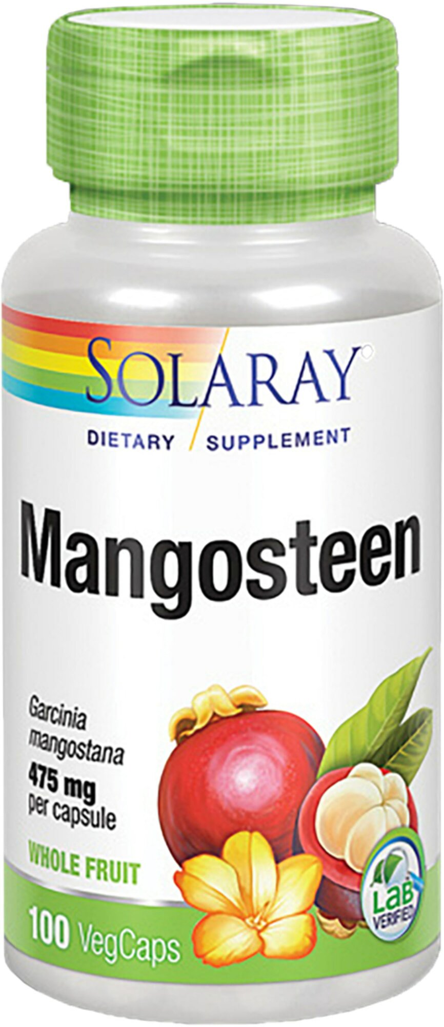 Solaray Mangosteen NG V 100капсул 475мг