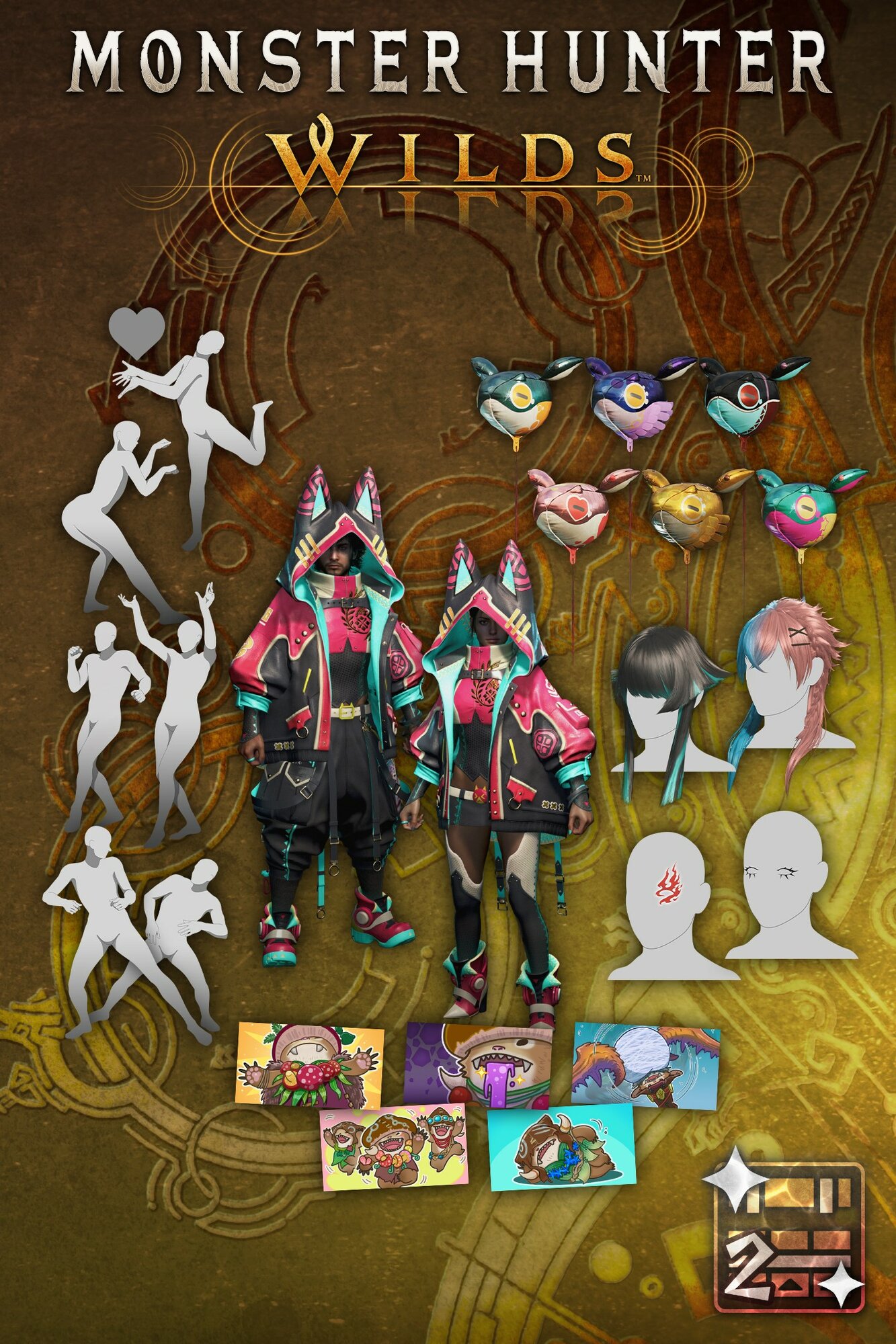 Monster Hunter Wilds Cosmetic DLC Pack 2 — дополнение (DLC) для Xbox / Microsoft Store · Xbox Series X|S · цифровой ключ · нужна базовая игра