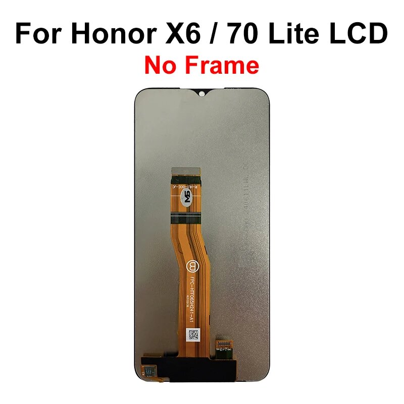 Новый дисплей для Honor X6 VNE-LX1, ЖК-дисплей с сенсорным экраном в сборе для Honor X6b NO Frame