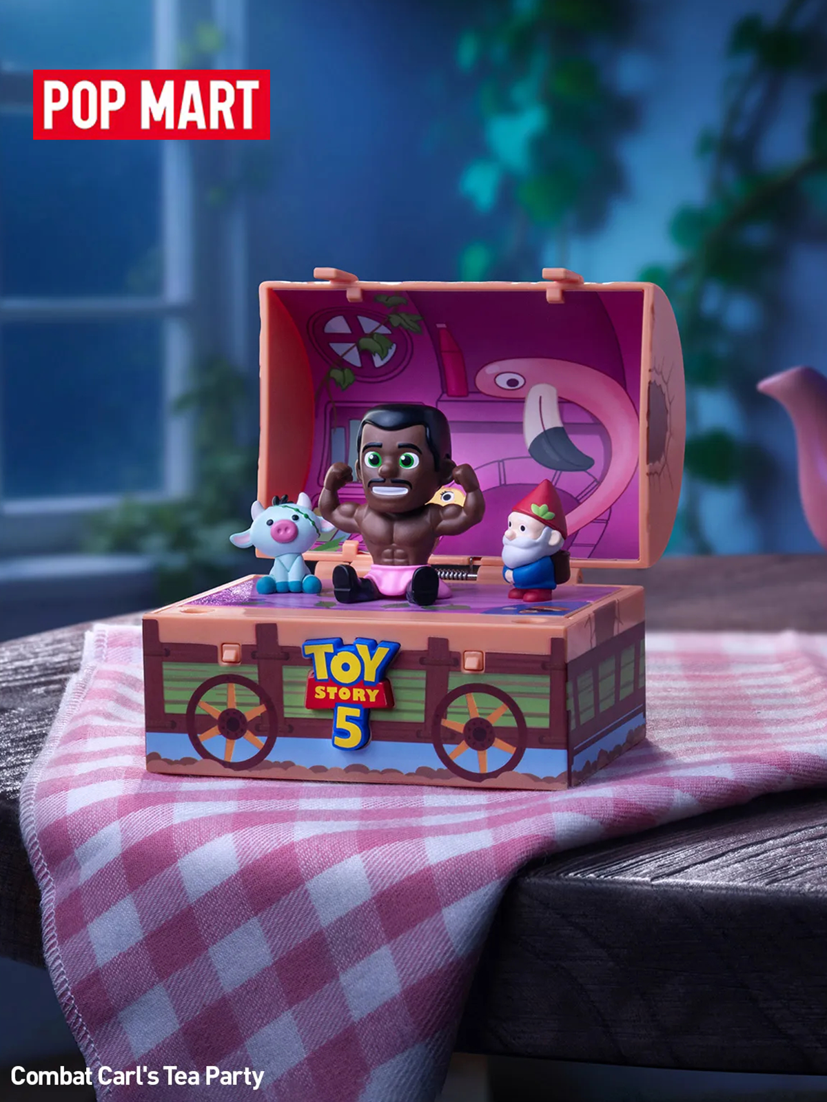 Коллекционная фигурка Слепая коробка Pop Mart Disney/Pixar Toy Story 5 Series Figures-Combat Carl's Tea Party