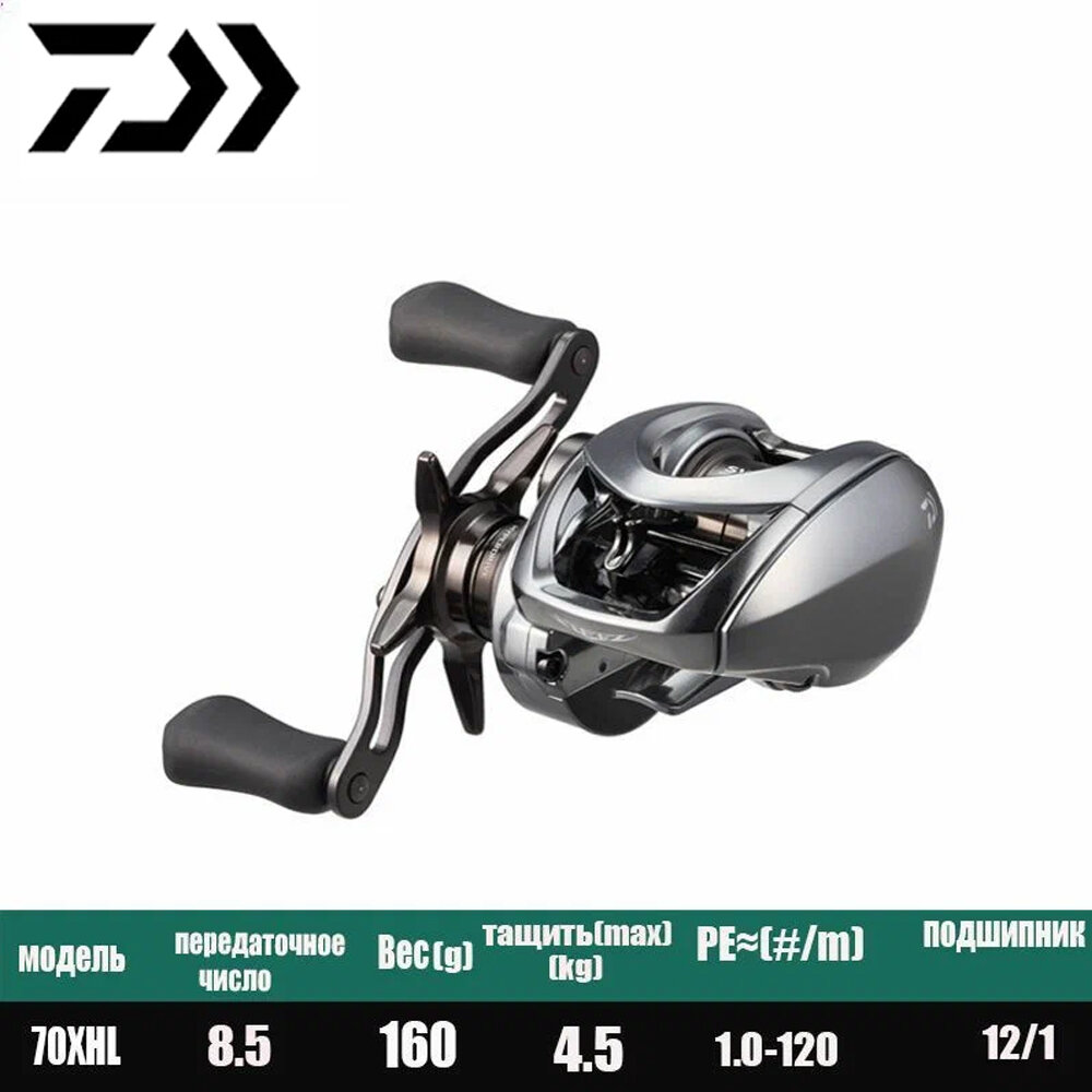 DAIWA 2025 STEEZ LTD CT SV TW 70XHL Под левую руку Кастинговое Катушка
