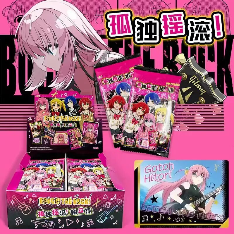 Бокки скала! коллекционные аниме карточки 2/Bocchi the Rock! anime cards collectibles 5 packaging Упаковка