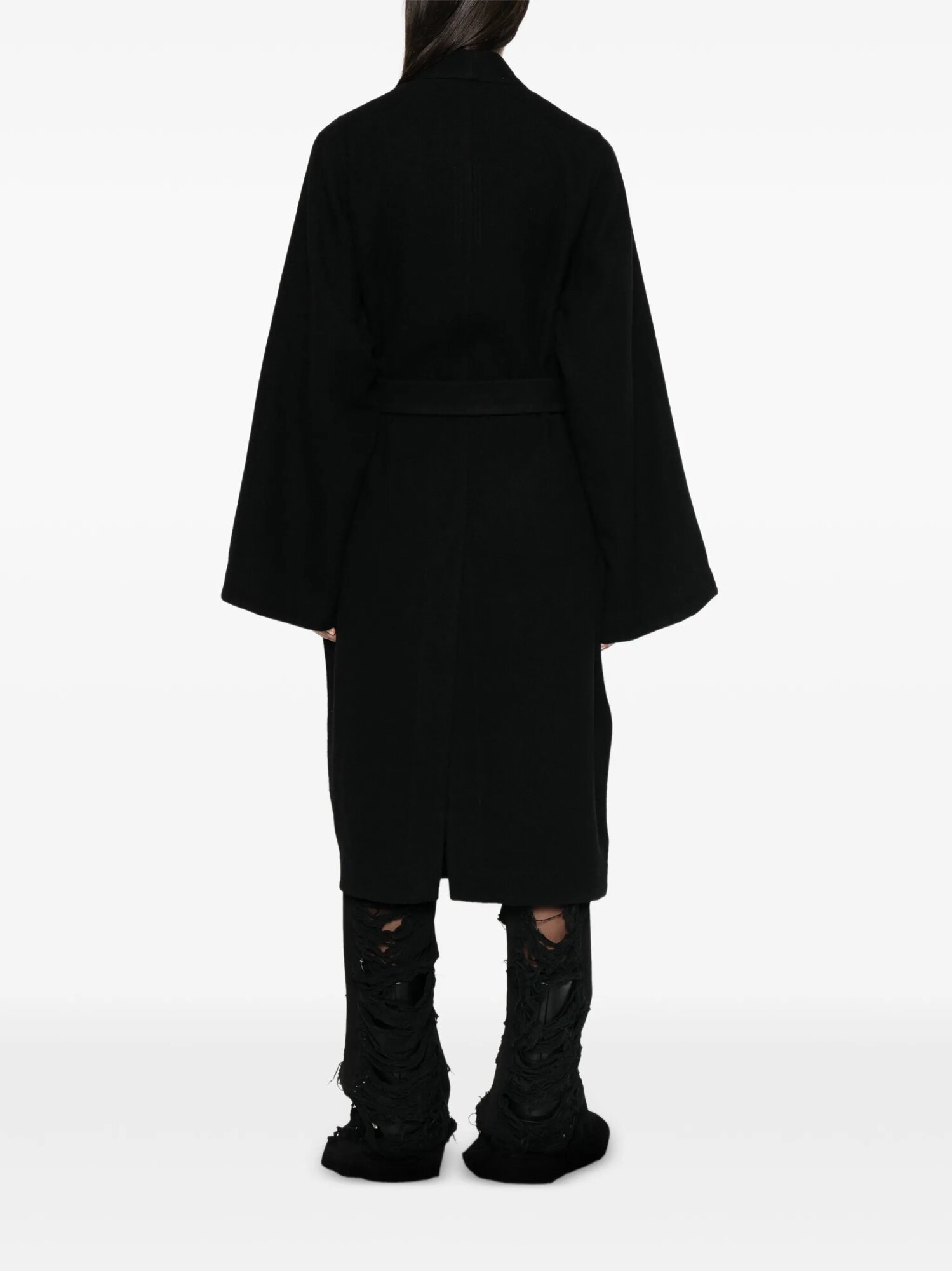 Пальто Rick Owens Belted oversized coat, размер 40 — фото 1