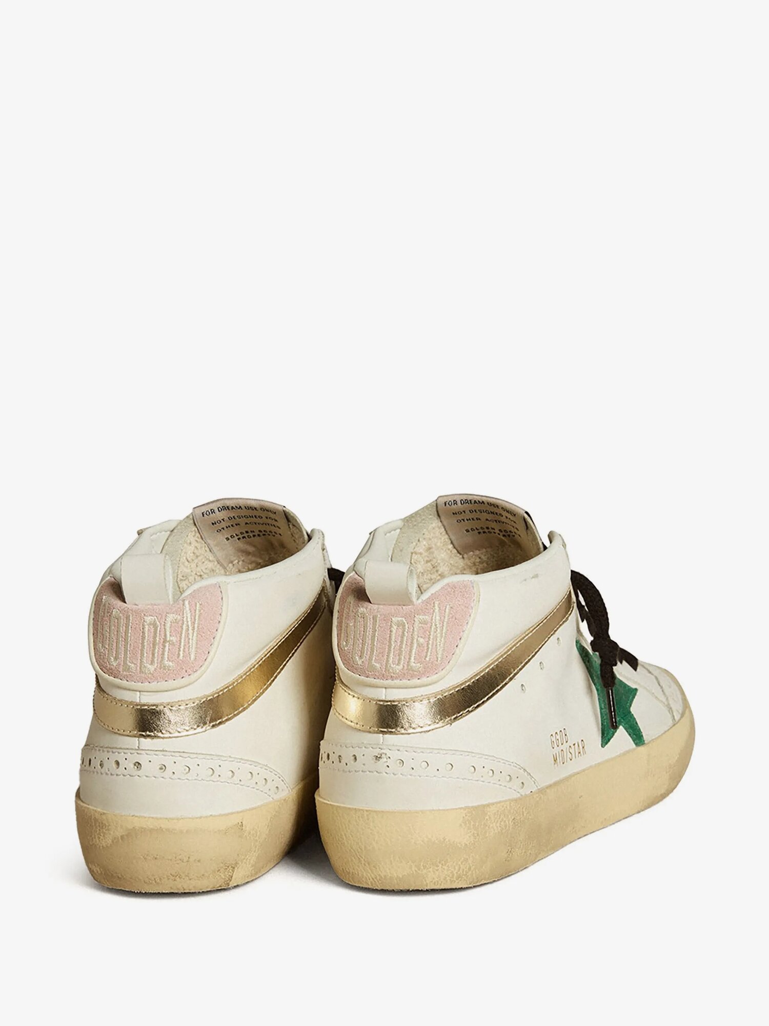 Кроссовки Golden Goose Mid Star, размер 41, бежевый/белый — фото 1