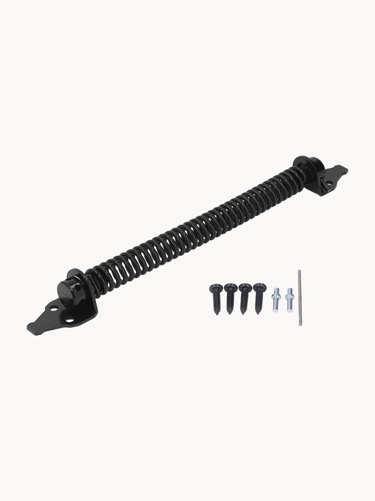 Самозакрывающиеся ворота, дверь, пружина, электрофорез из углеродистой стали, черная отделка для наружного ограждения двора виллы