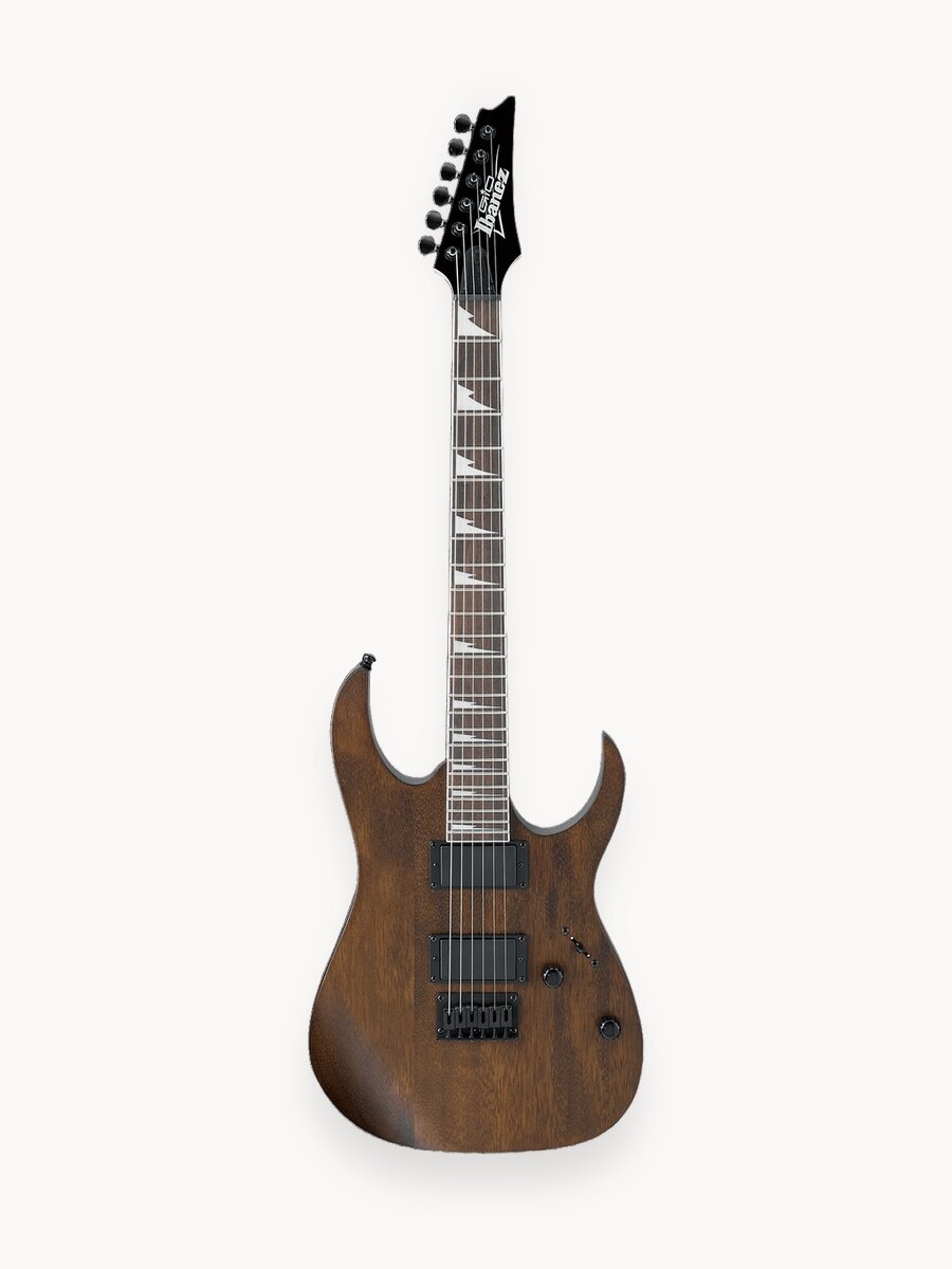 Электрогитара Ibanez GRG121DX Walnut Flat, 6 струн, суперстрат, H-H, орех