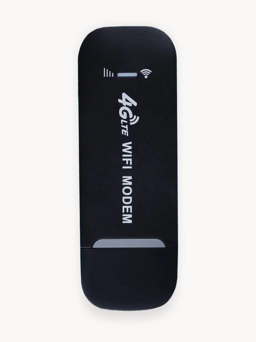 Модем, 4g lte модем, usb модем, интерфейс подключения USB, поддержка сетей 4G, исполнение внешнее, черный