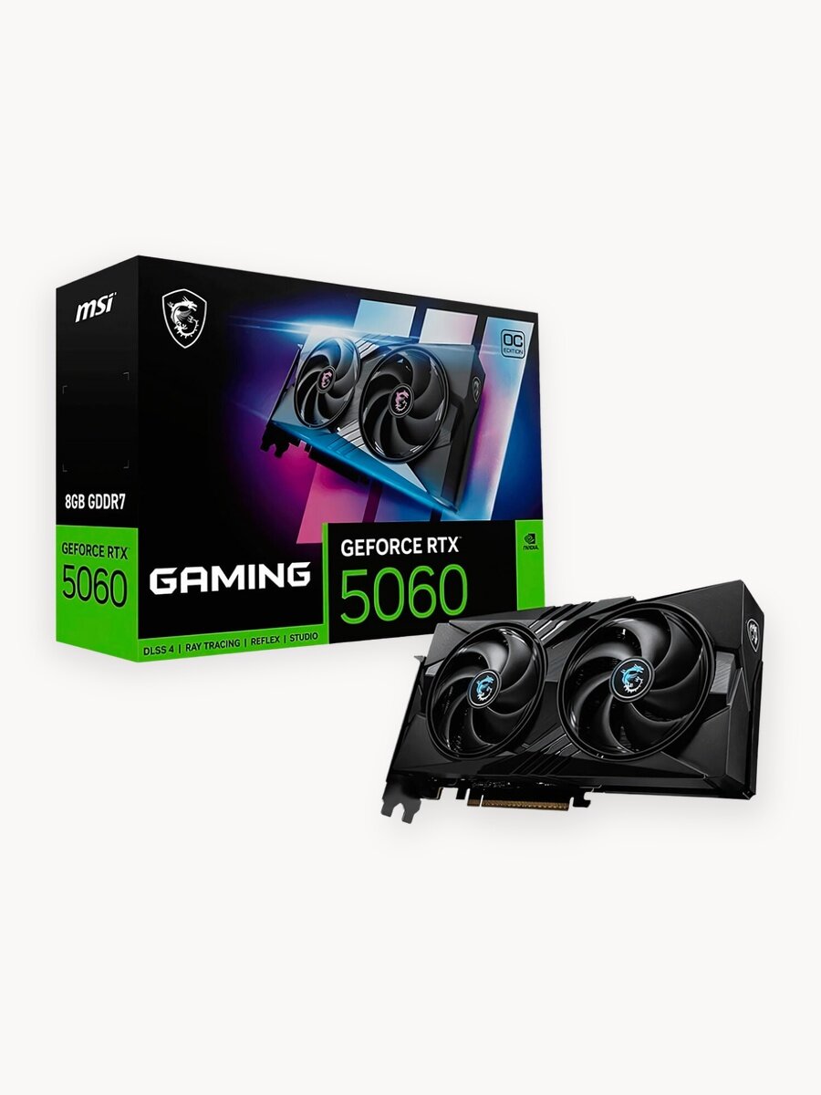 Видеокарта MSI GeForce RTX 5060 8G GAMING OC