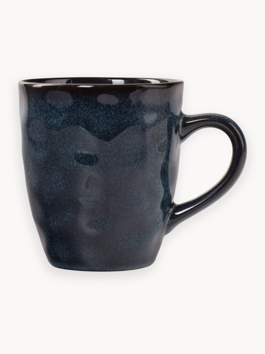 Кружка для чая и кофе Domenik Stone Midnight, 480 мл, из керамики, 1 шт.