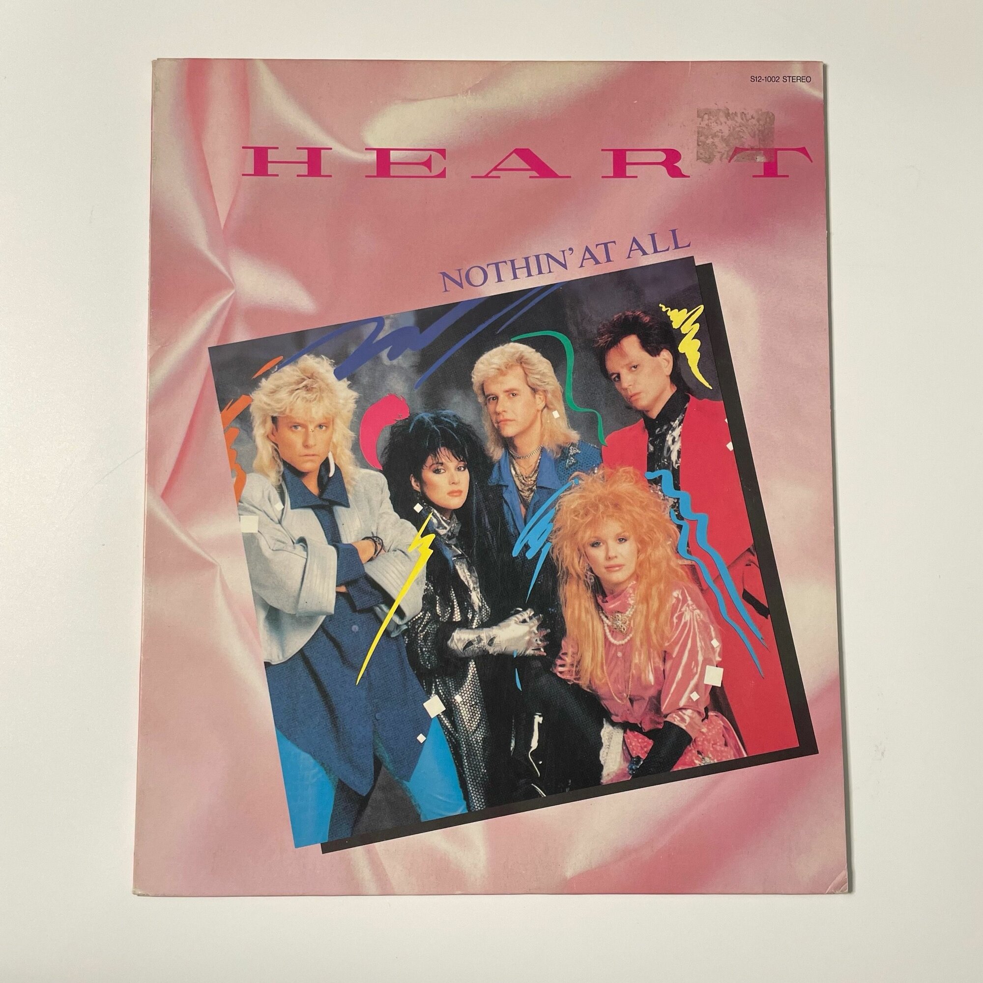 Винтажная виниловая пластинка LP Heart Nothin At All (Япония 1986) 7 дюймов