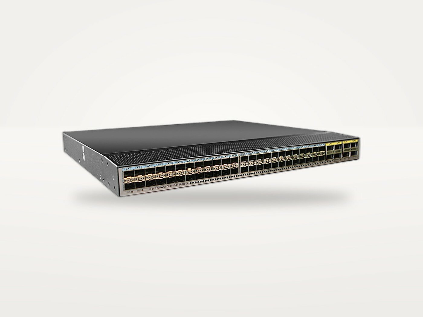 Коммутатор HUAWEI CE6866-48S8CQ-PF switch 48*25G SFP28, 8*100G QSFP28, 2*AC power sup, 4*fan modules, port-side exhaust