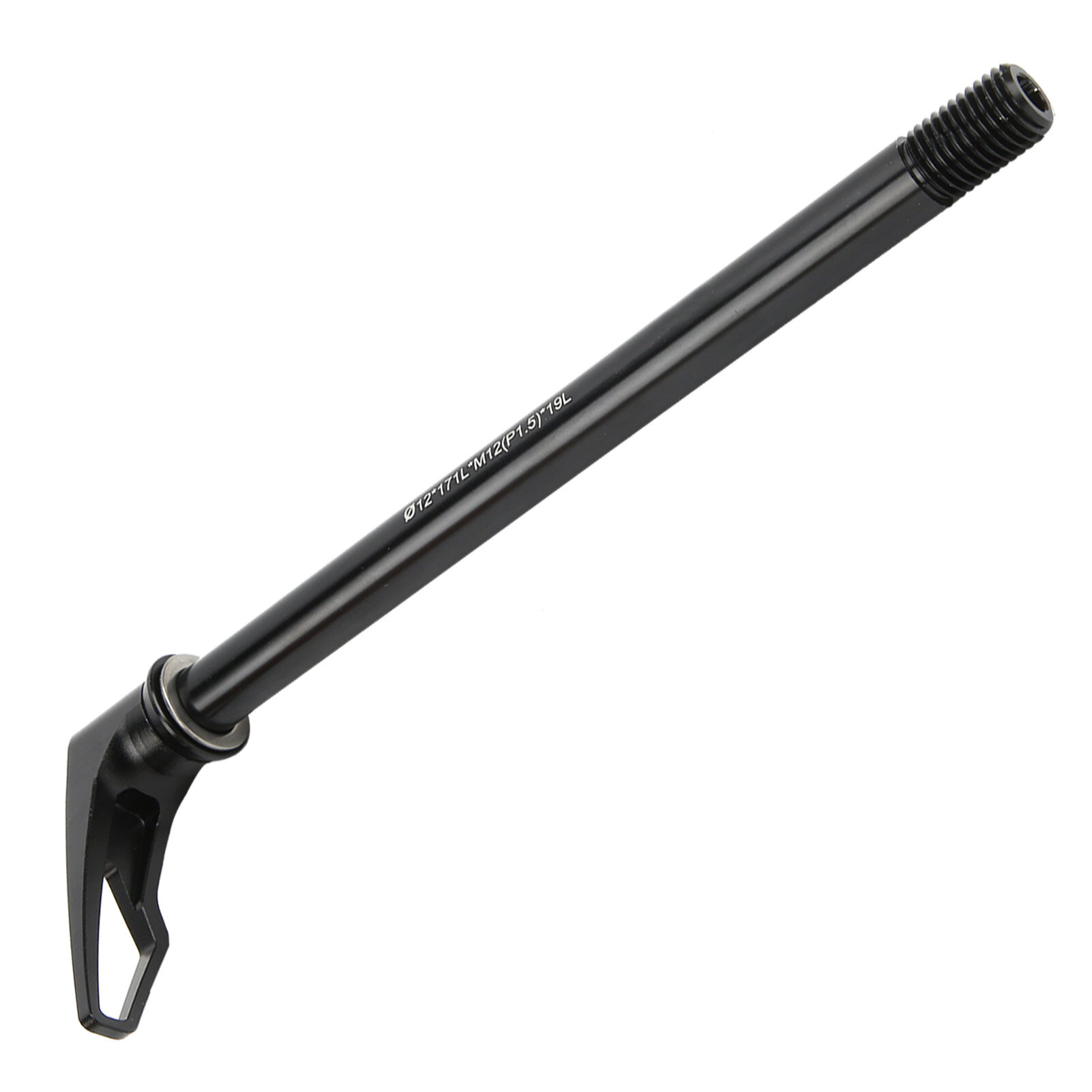 ZTTO Вал для шоссейного велосипеда Передняя ступица Вал для горного велосипеда Быстросъемный вал из алюминиевого сплава 12x171LxM12(P1.5)x19L