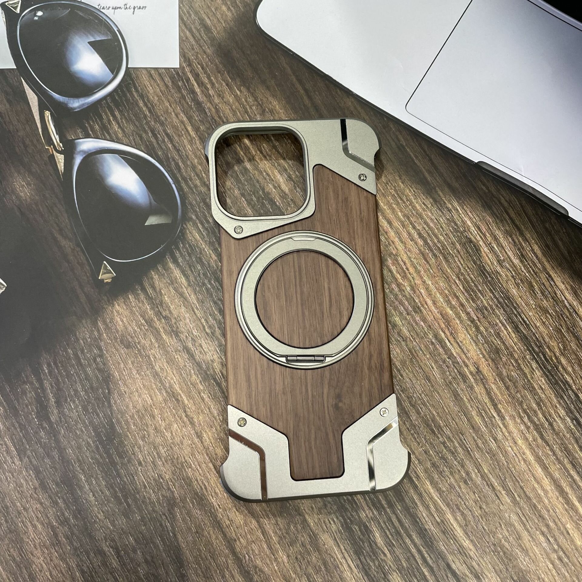 Чехол Armor S25Ultra, для iPhone 16ProMax, персиковое дерево