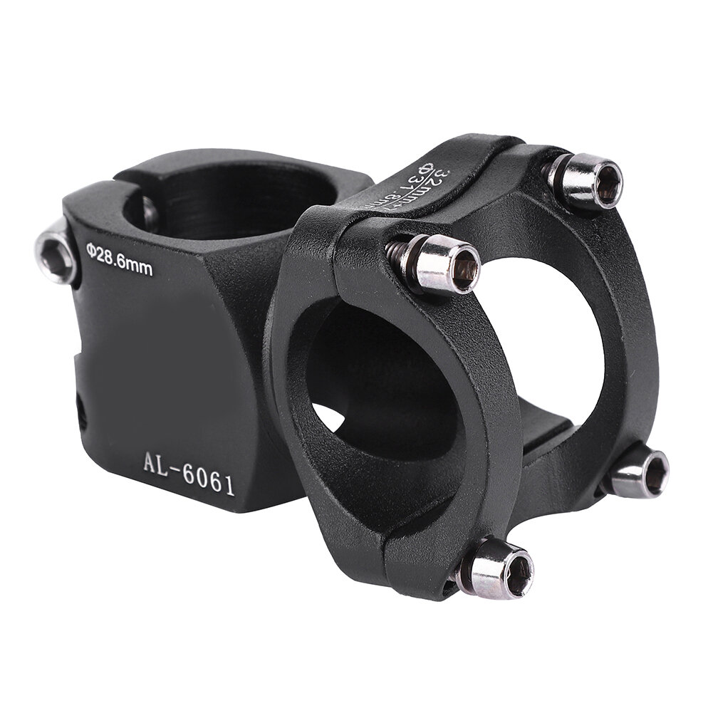 Короткий вынос руля из алюминиевого сплава для велосипеда, горный и шоссейный, 31,8x32 мм.