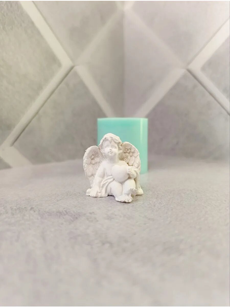 Молд силиконовый "Ангелок". Высота готового изделия 4 см. "Т-молд".