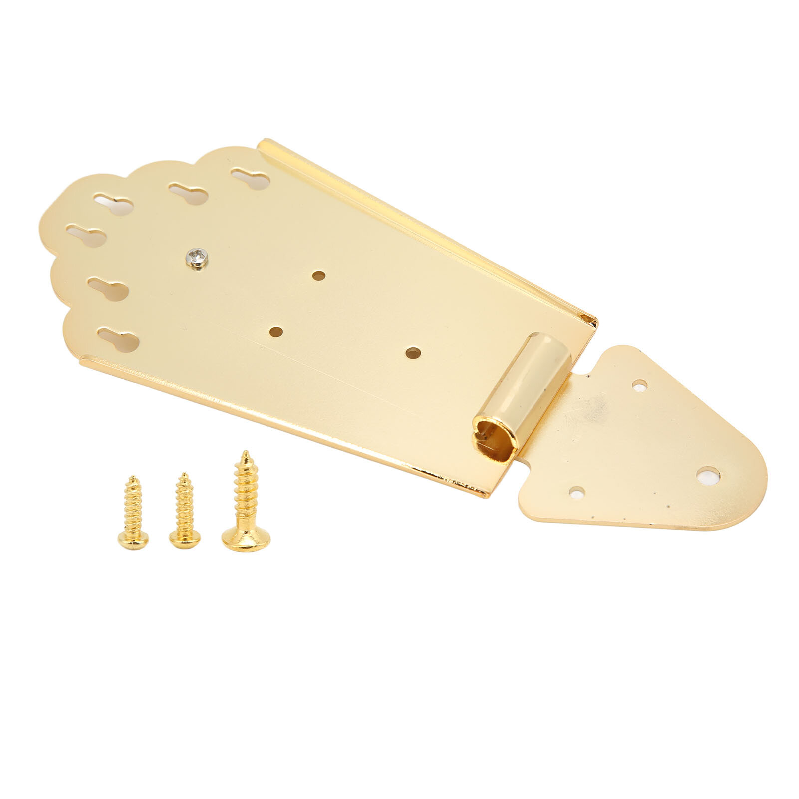 Джазовый гитарный мост металлический вентилятор форма джазовый гитарный мост замены для полузвучного электрогитара AscosyGold