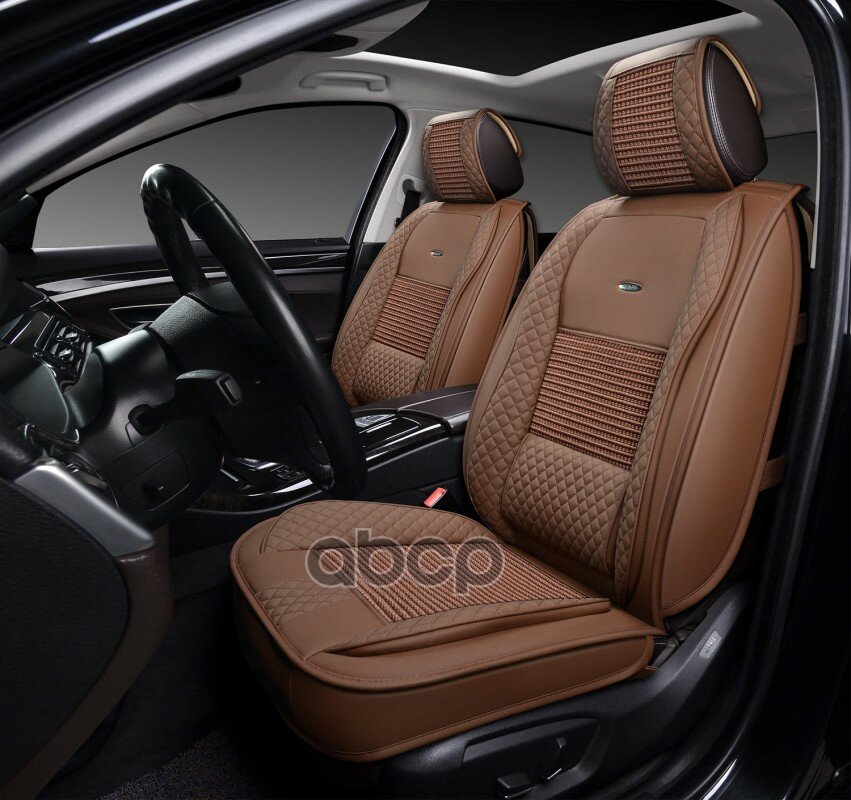 Накидка на сиденье "PSV" 3D Lint 2 лен коричневый (на передние сиденья) PSV арт. 133194