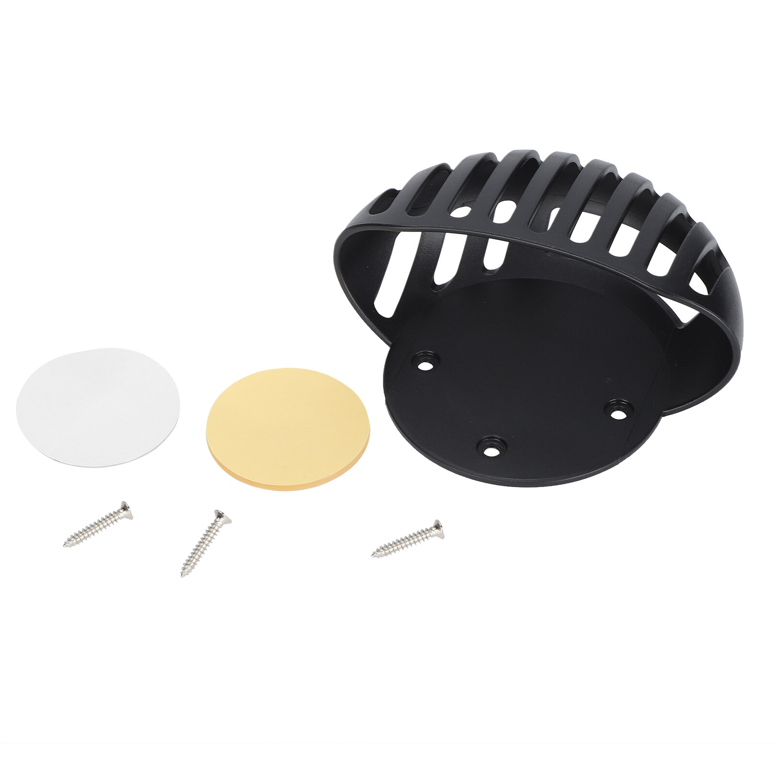 Настенная подставка для колонок, простая сборка, стильный дизайн, настенный кронштейн для колонок (черный)