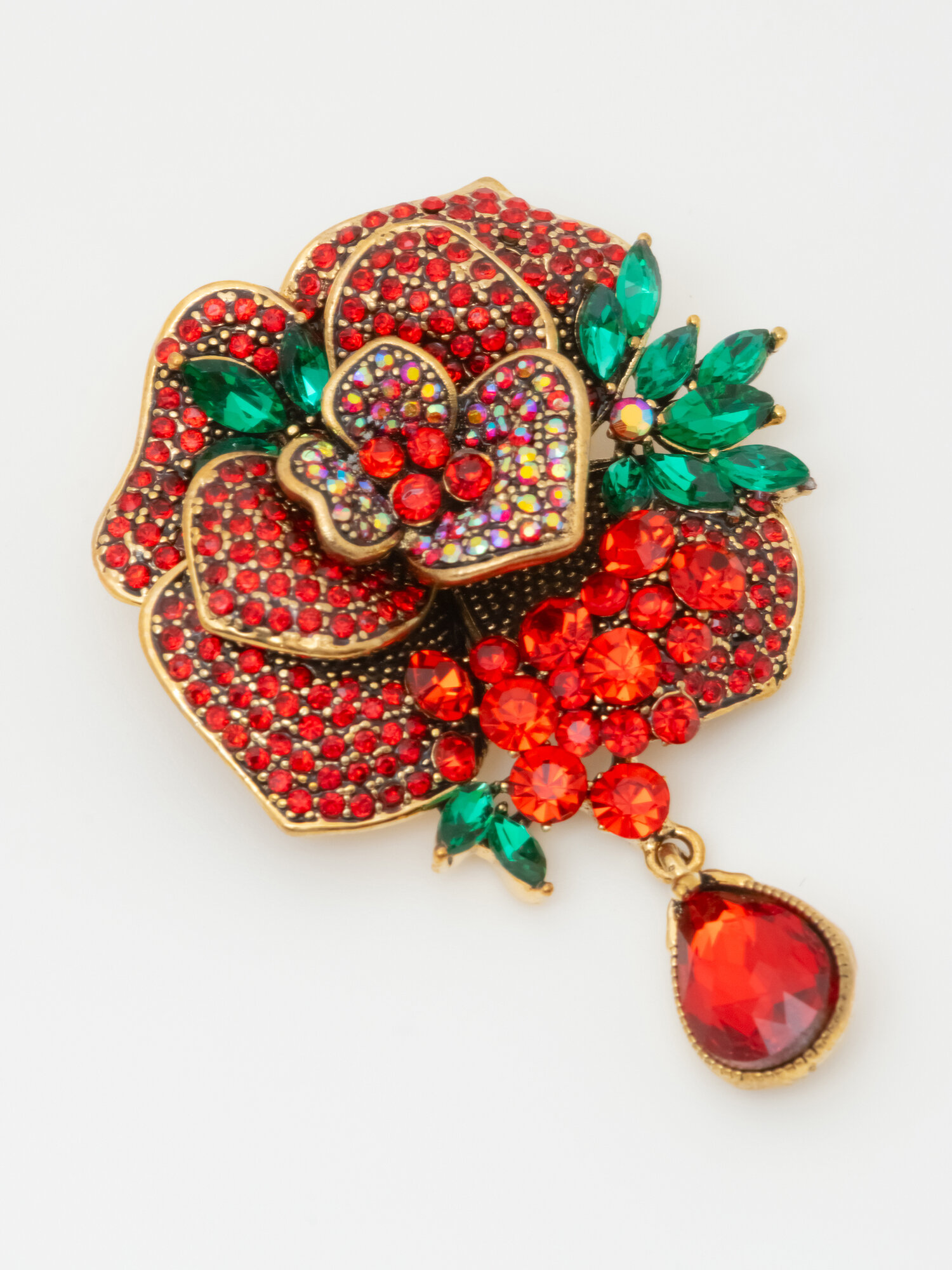 Брошь, кристалл