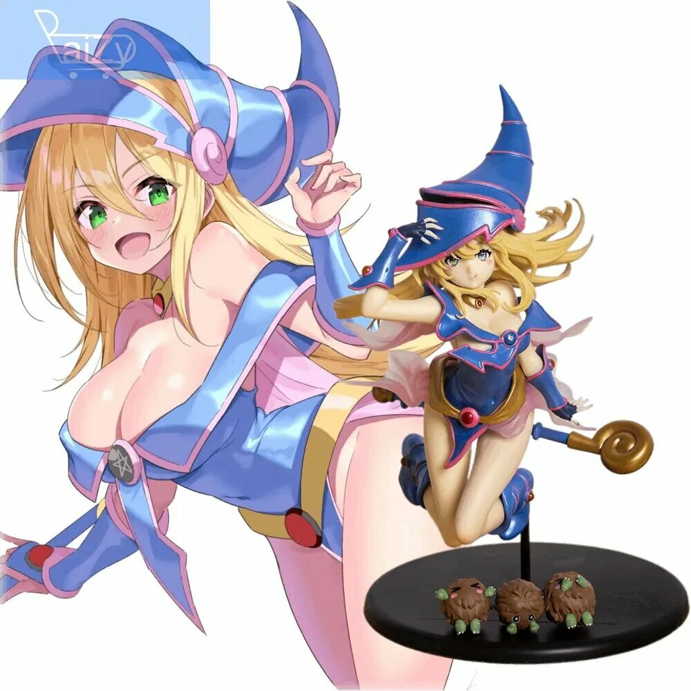 Аниме Фигурка Ю-ги-о! Дуэль монстров / Yu-Gi-Oh! Duel Monsters Black Magician Girl (Девушка -Темный маг) Подарки для болельщиковагПодарки для болельщиков,23cm