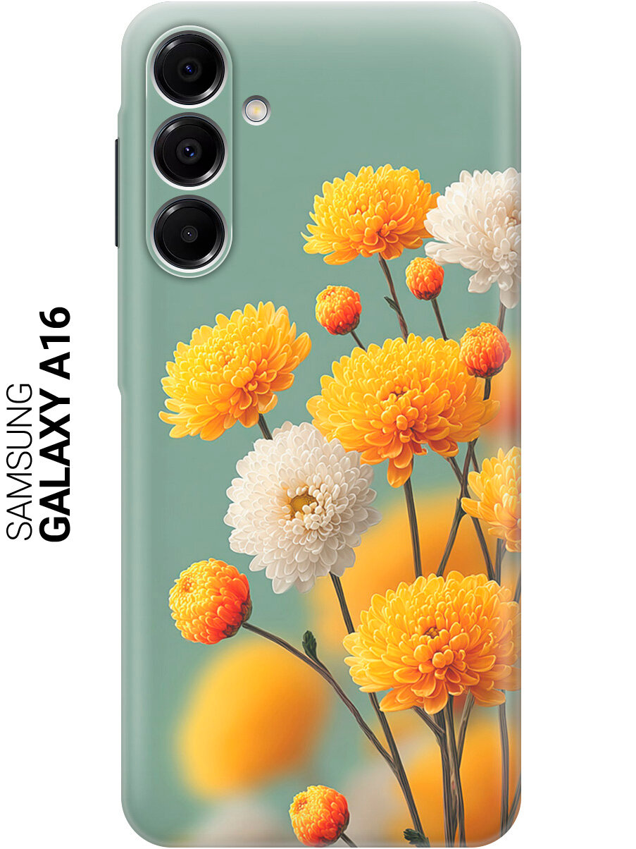 Силиконовый чехол на Samsung Galaxy A16 с принтом "Цветочная симфония"