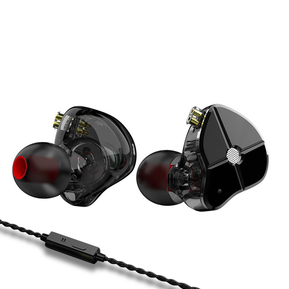 Мониторные наушники TRN ST1, двойной драйвер 1DD+1BA