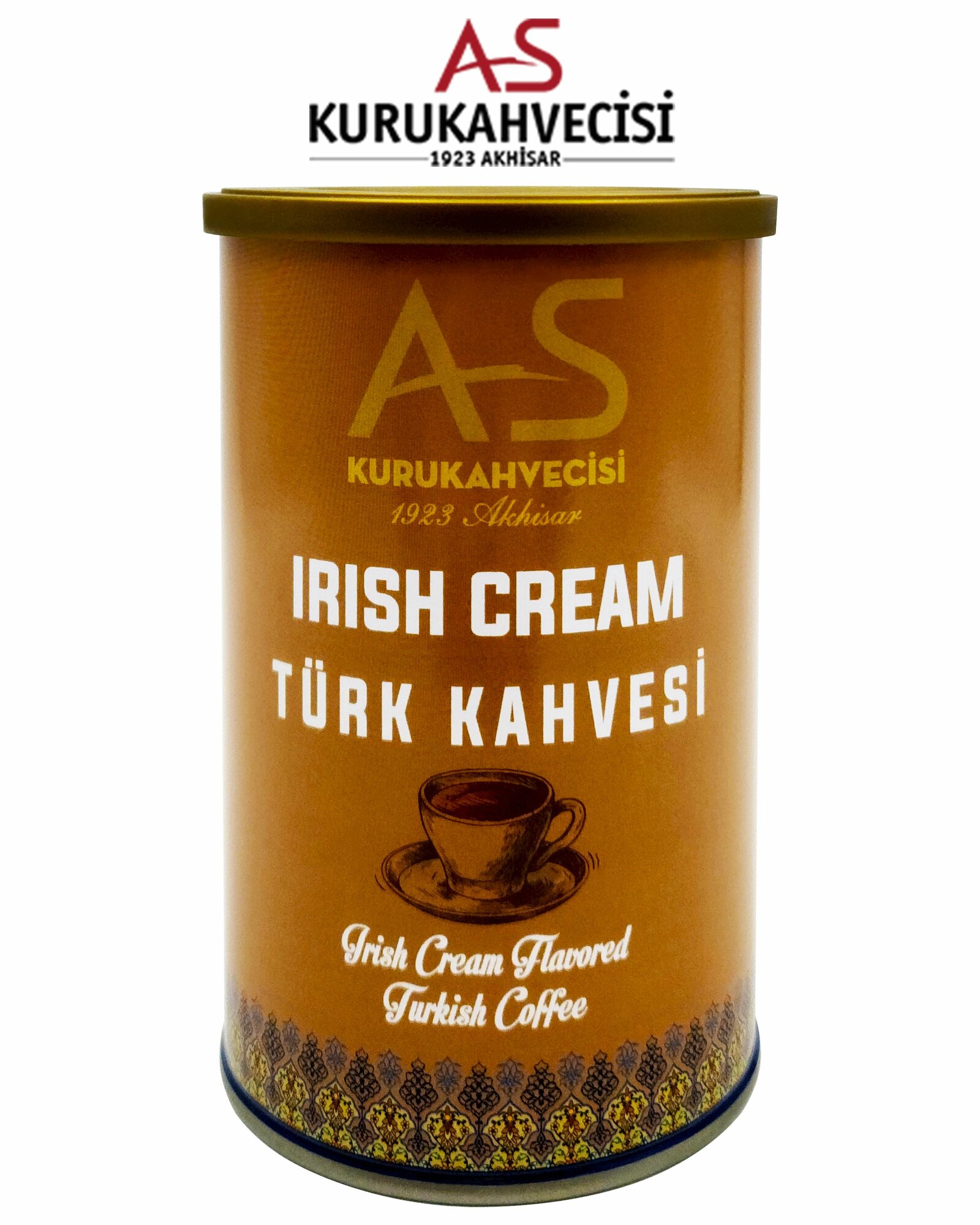 Кофе молотый турецкий с ароматом ирландского кремового ликера (Irish Cream), "AS Kurukahvecisi", Irish Cream Turk Kahvesi, 250гр. Турция