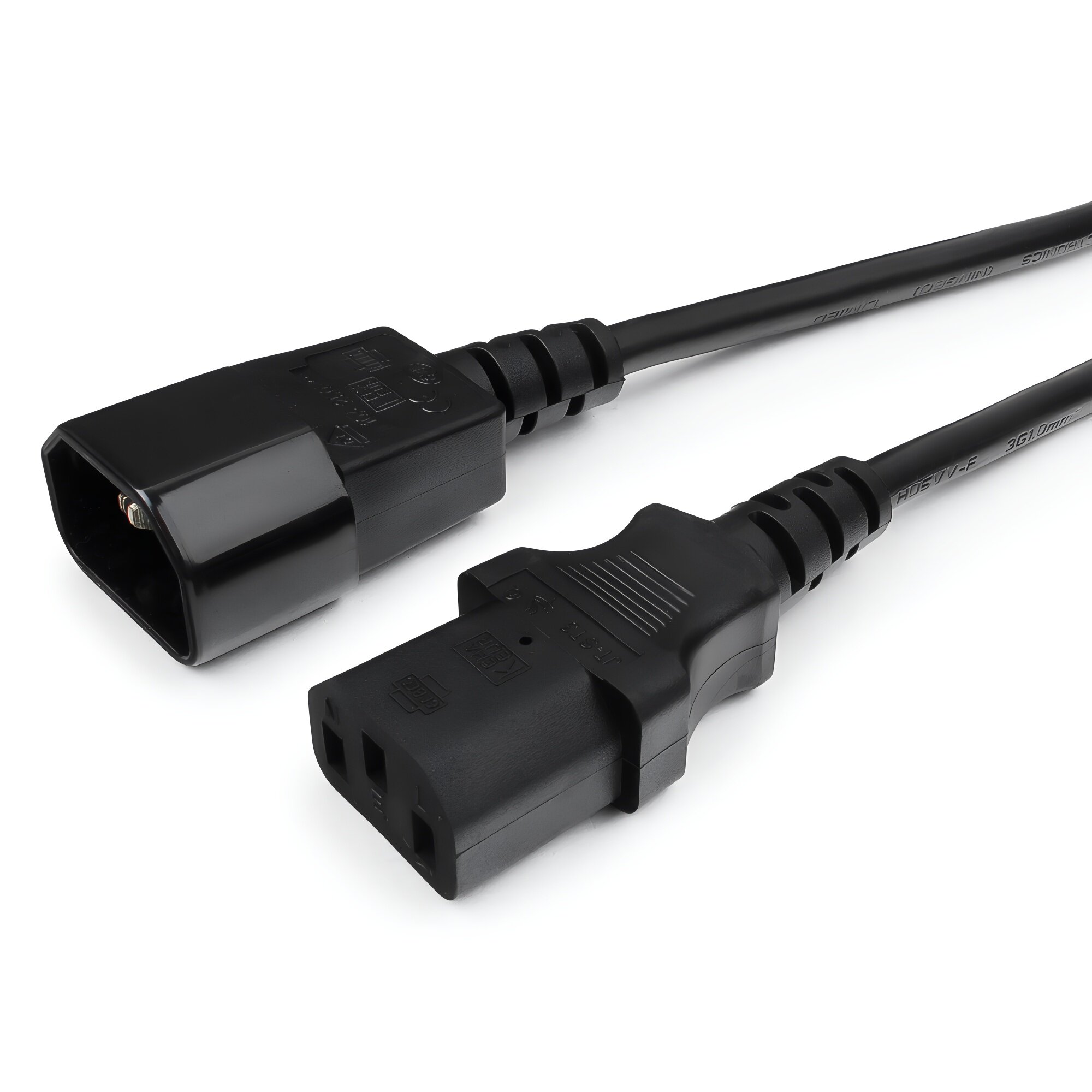 Кабель питания Cablexpert черный C13-C14 с заземлением 3м PC-189-1-3M