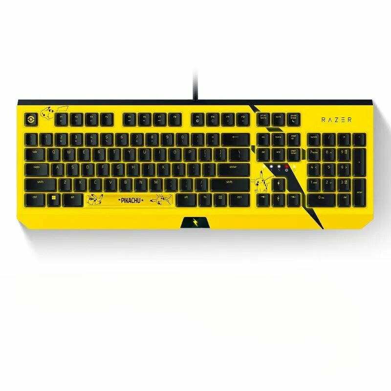 Razer Игровая клавиатура pikachu, желтый