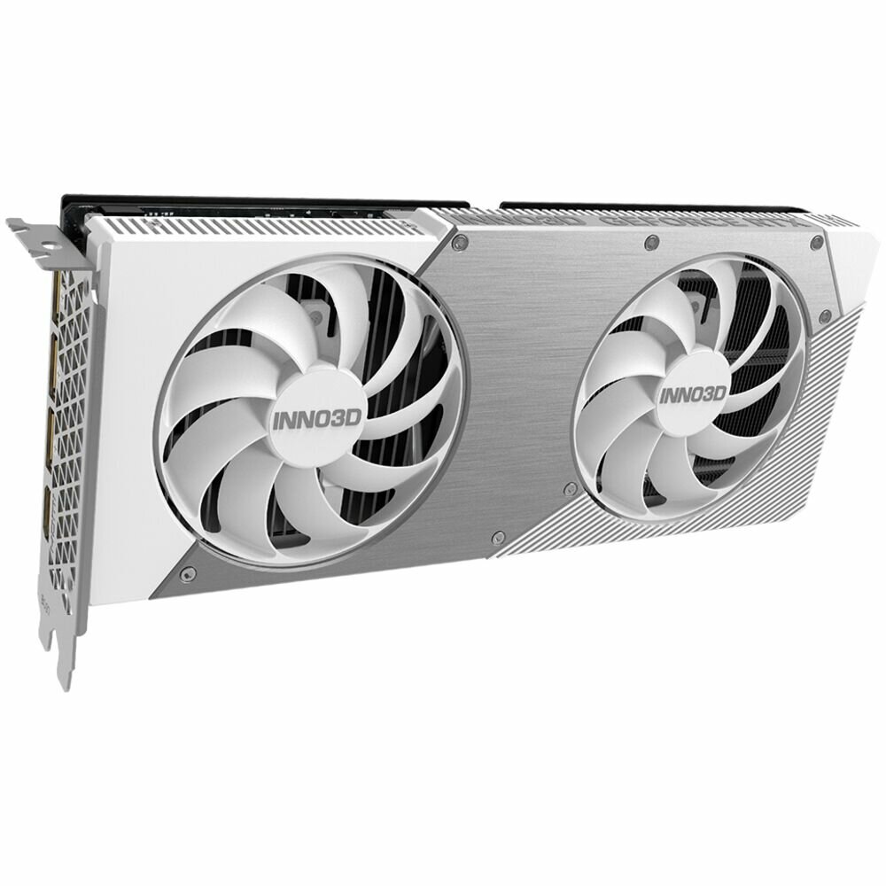 Видеокарта Inno3D GeForce RTX 5060 8192Mb, Twin X2 OC White 8G (N50602-08D7X-195070W) 1xHDMI, 3xDP, Ret