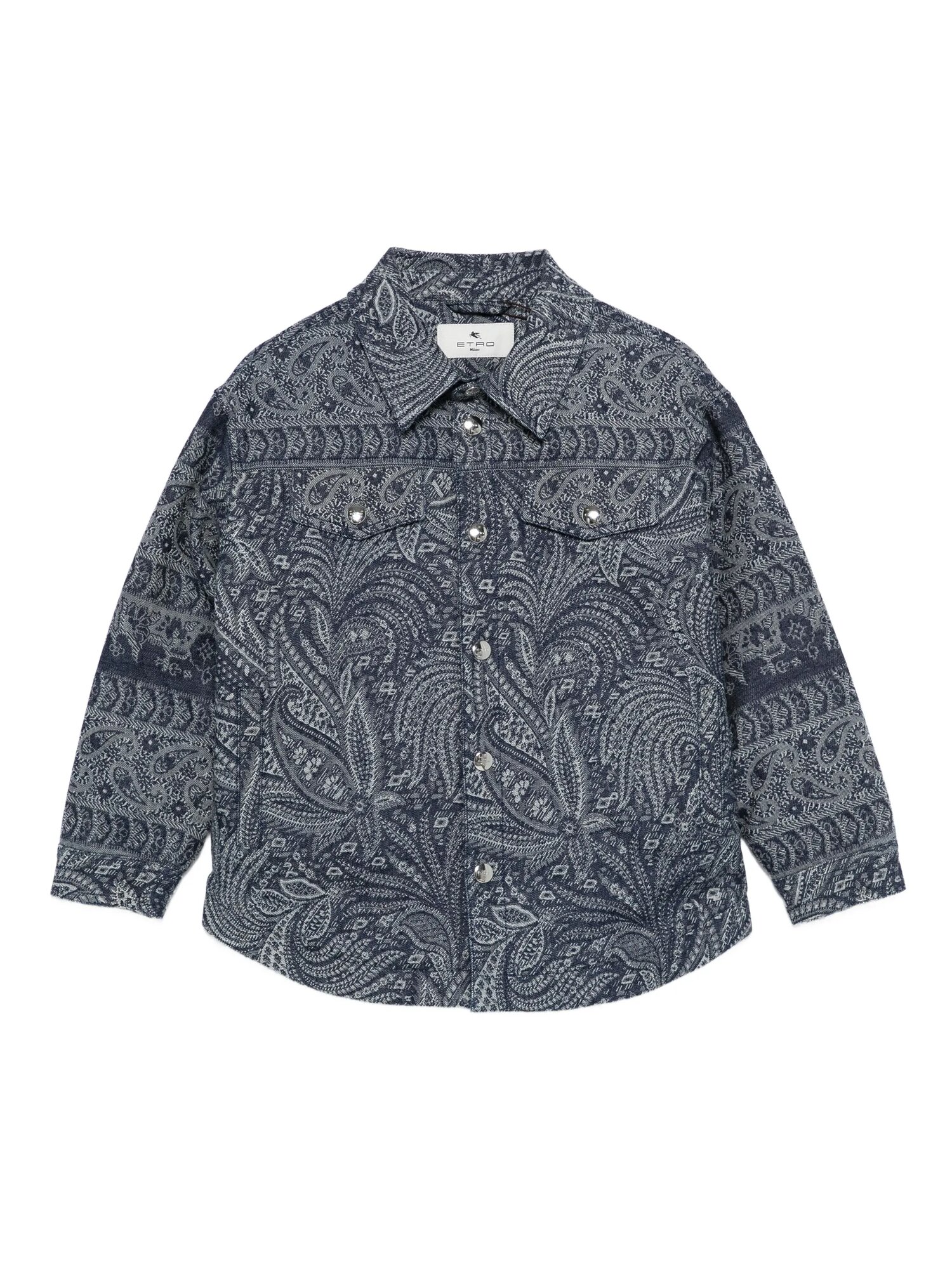 Куртка Джинсовая куртка с принтом пейсли