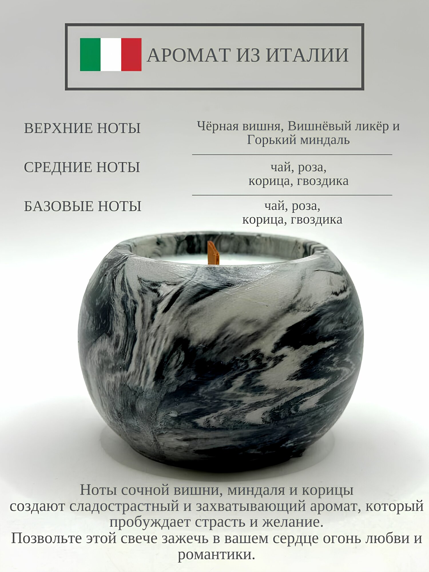 Ароматическая свеча "Планета"