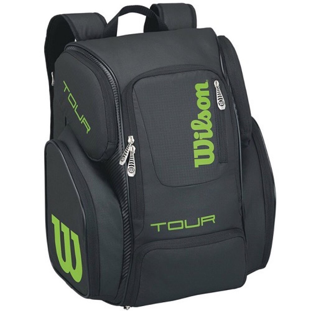 Теннисный рюкзак Wilson Tour V Large Black/Lime
