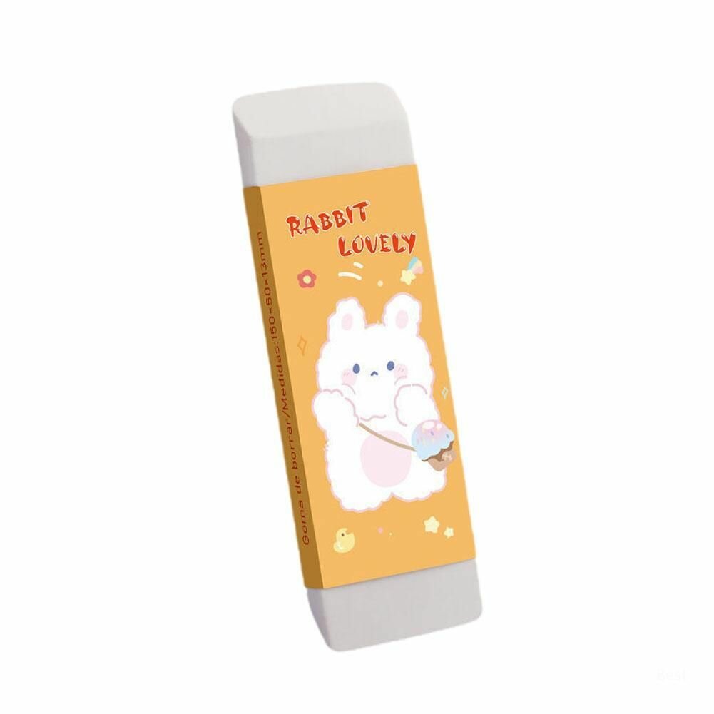 Мультяшный милый гигантский ластик для студентов, пишущих канцелярские принадлежности, подарок