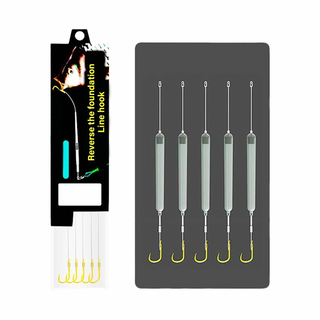 5 шт. Карповые оснастки с крючками