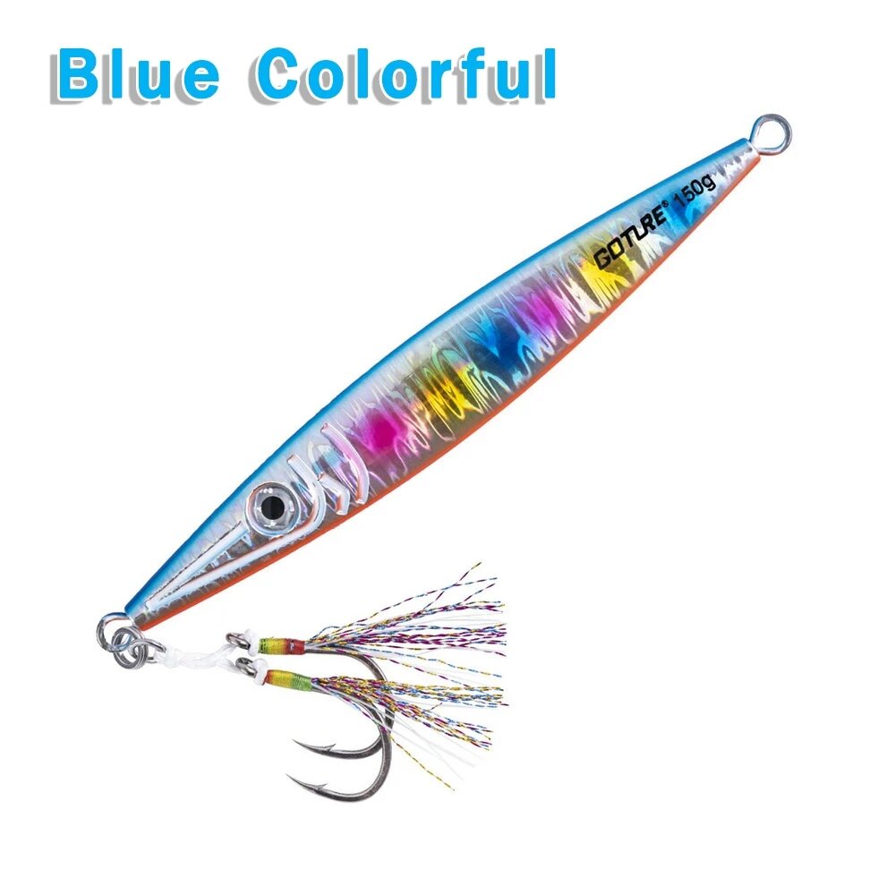 Goture Лuminous Быстротонущая Приманка для Троллинга 80-300 г Синий, 200g, Blue Colorful