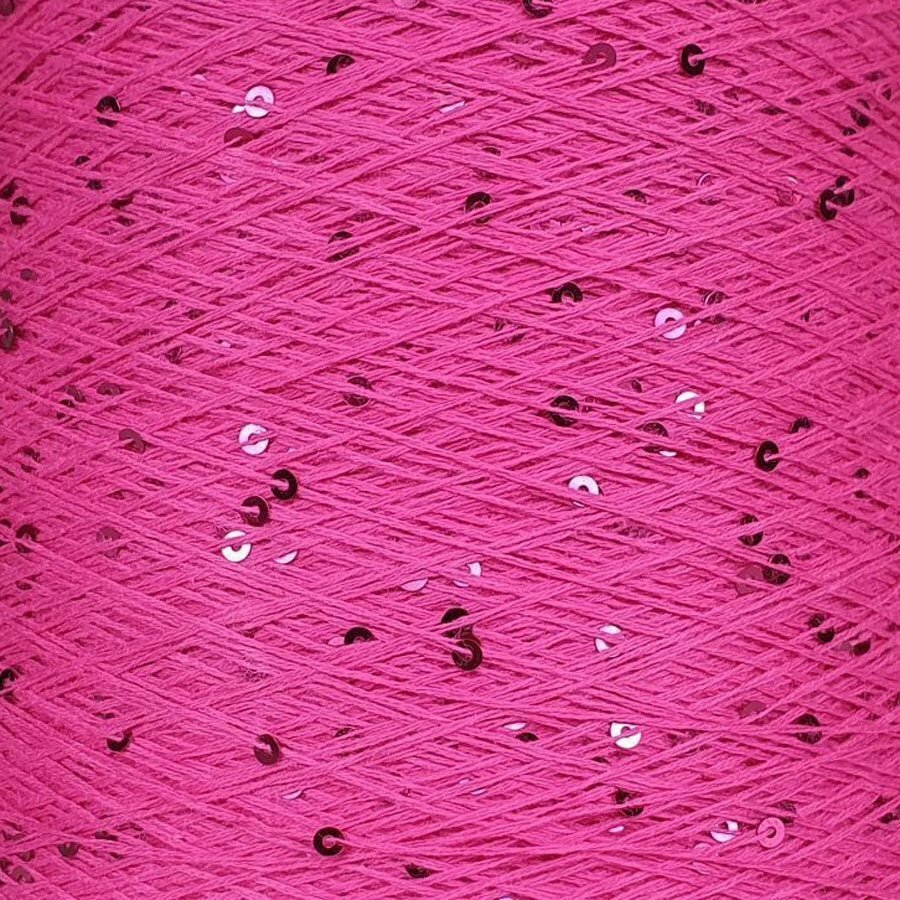 Пряжа M&h KOLIBRI 001 мальва с фукси (2 мотка)