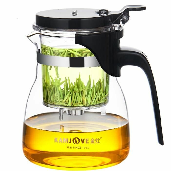 Заварочный чайник Гунфу с кнопкой (Типод, заварник для чая), Kamjove K-204 600 мл.