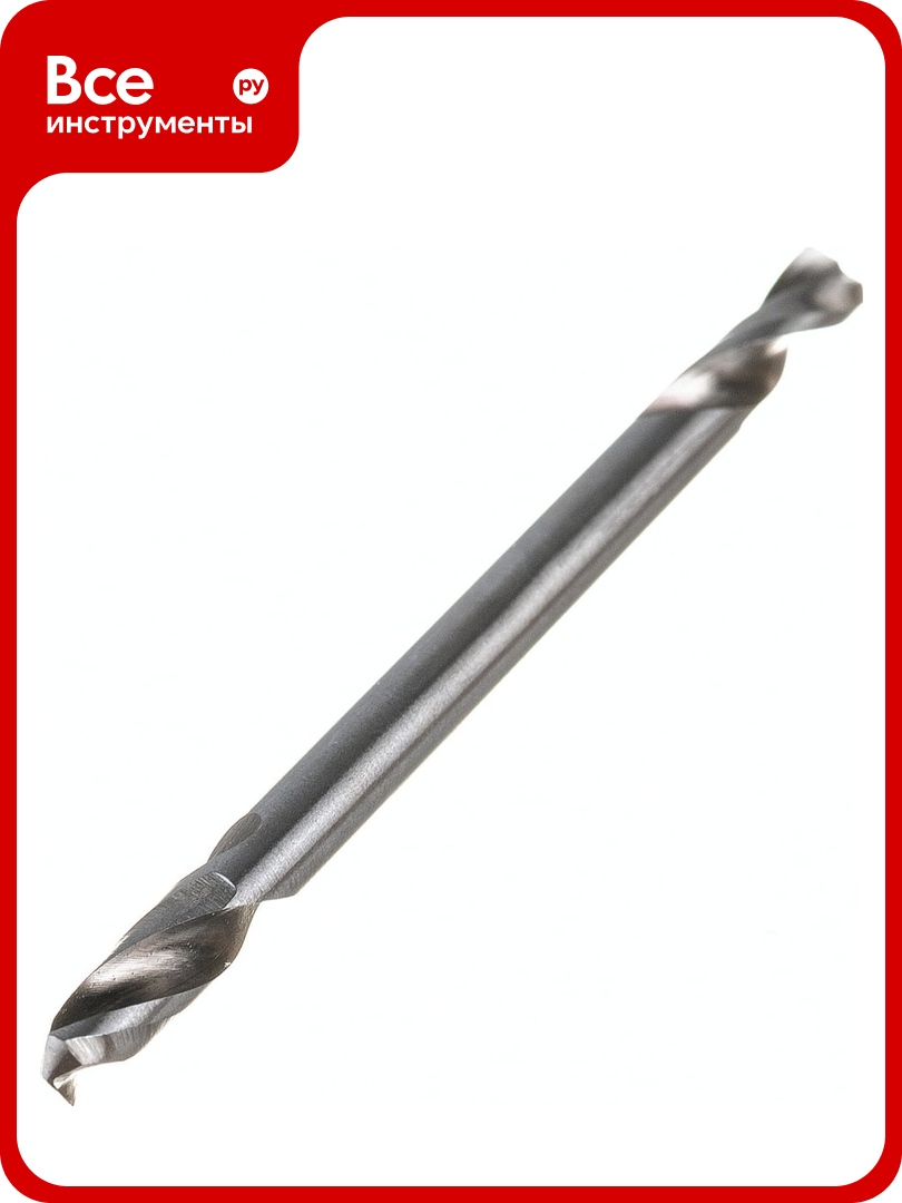 Сверло по металлу двухстороннее (10 шт; 3.5x10х49 мм) Росомаха 700035, металлический
