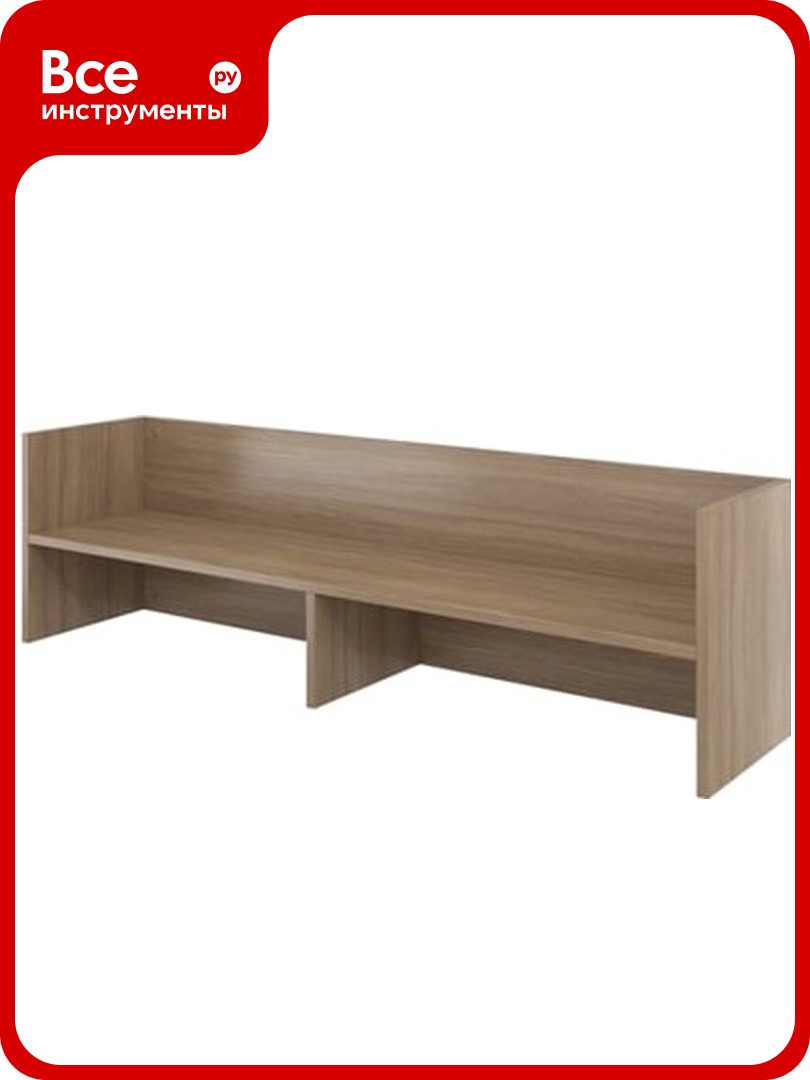 Надставка на стол Монолит Дублин 1400x300x400 Дуб кофейный37 ДБ22.37, Легко