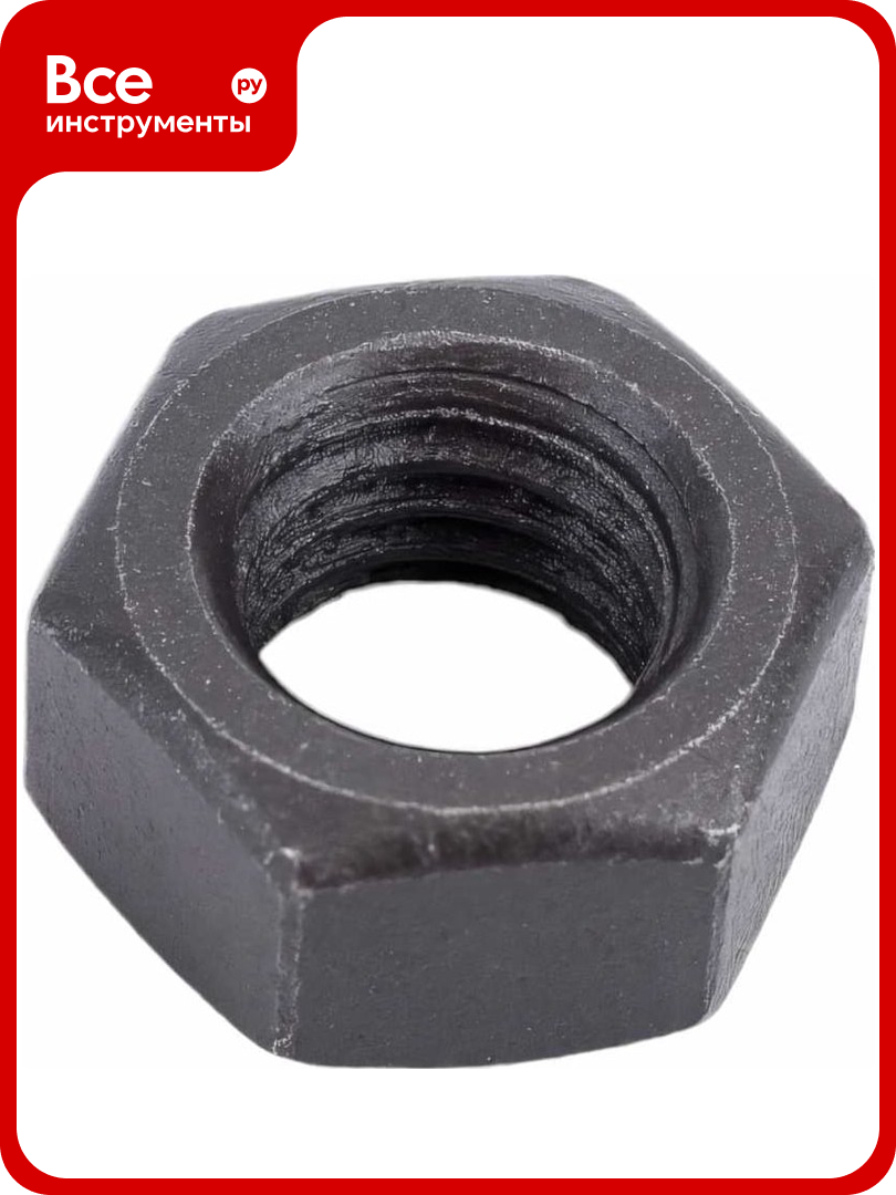 Гайка Море-Метизов DIN 934, класс прочности 12, оксид, M12, 50 шт. GAYKA934M1250M