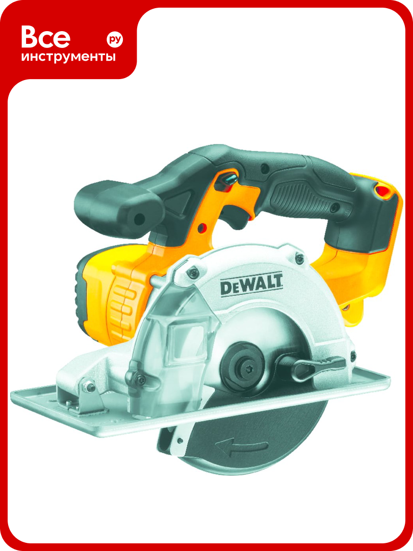 Дисковая пила по металлу DEWALT 18 В XR DCS373N-XJ, для распила заготовок из древесины