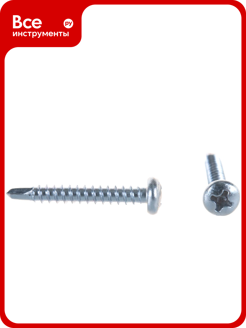 Саморез ЦКИ DIN7504-M 3.5х25 1000 шт. сверло Ц 52979, 5×25